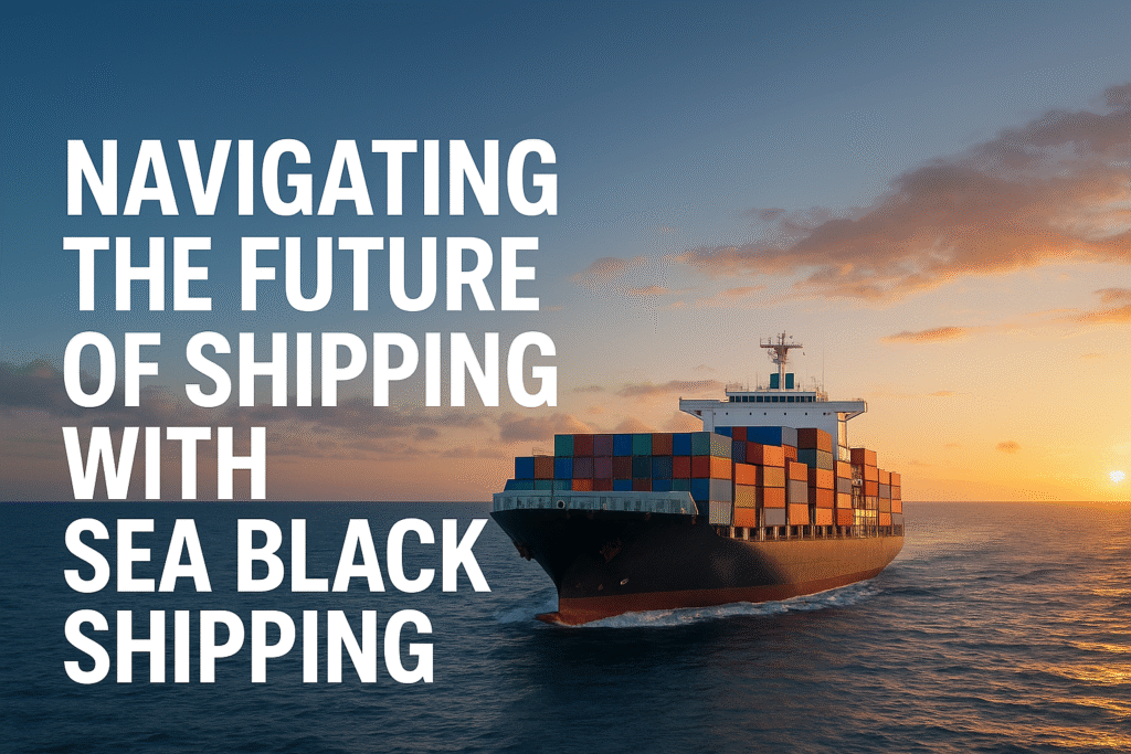 Navigating the Future of Shipping with Sea Black Shipping | Innovative ...
